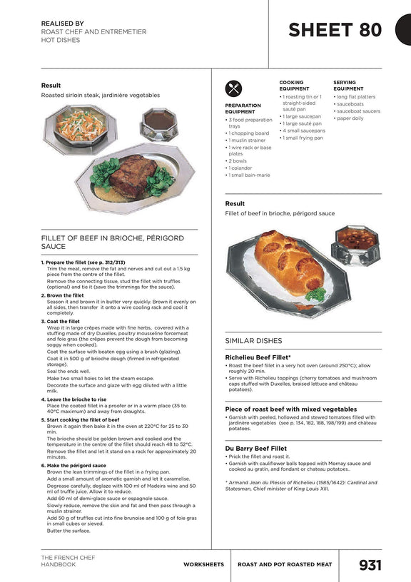 The French Chef Handbook - Michel Maincent-Morel